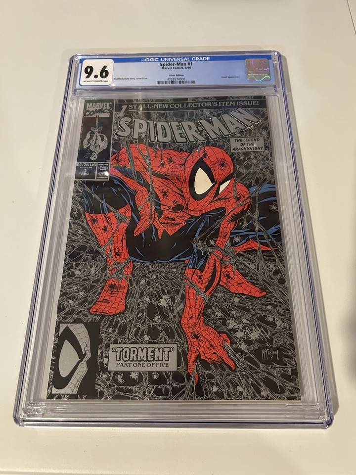 Marvel Comics Spider-Man #1 1990 Silver Edition CGC 9.6 | eBay