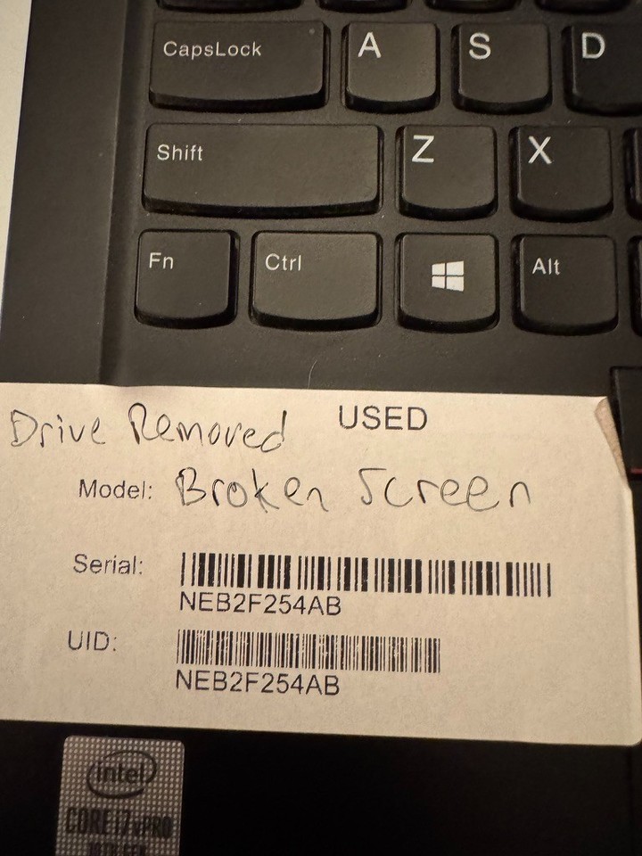 Lenovo ThinkPad T14s – i7-10th Gen / 16GB RAM / No Drive – Cracked ...