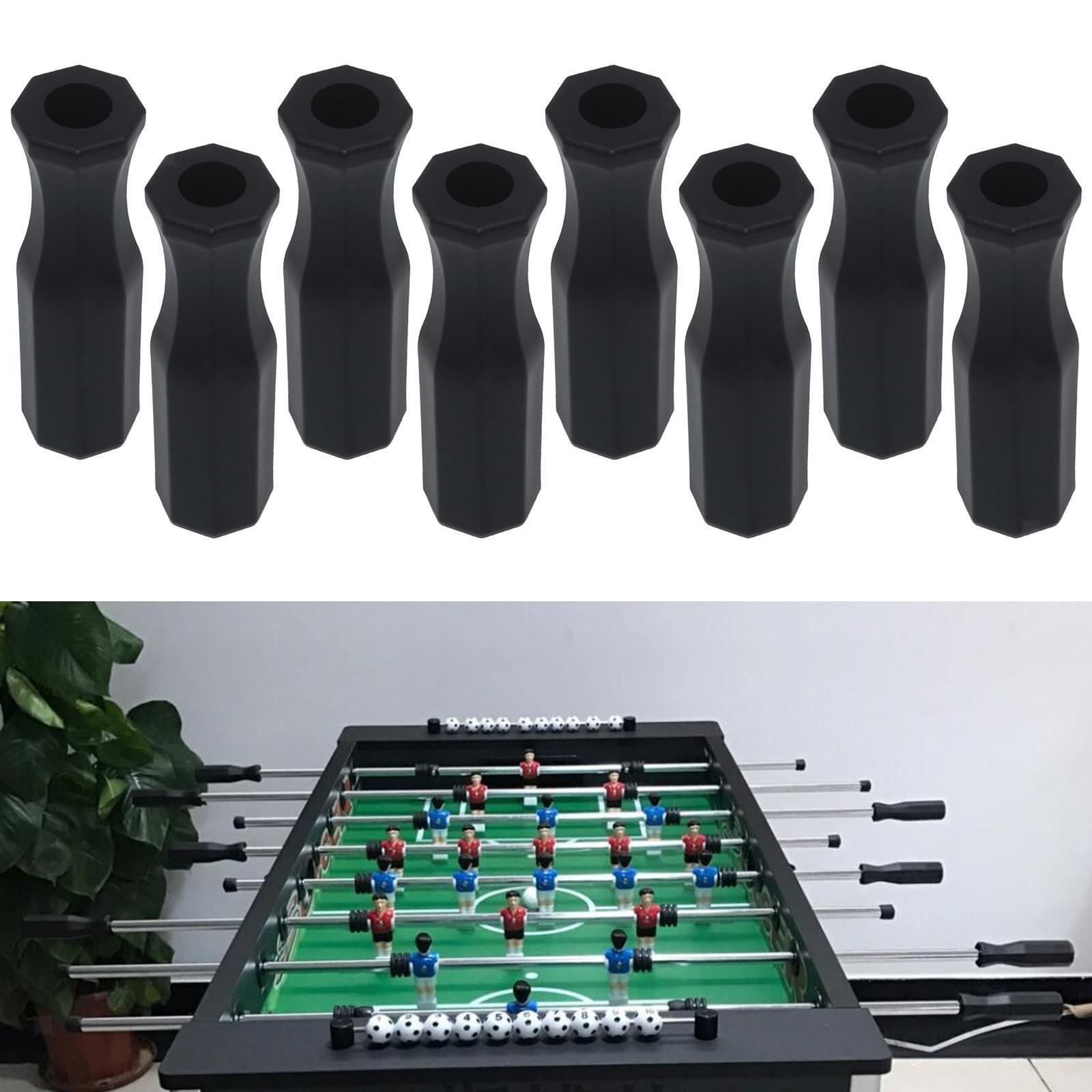8Pcs Foosball Handle Grips 5/8 inch Foosball Rods Soccer Table Handles ...