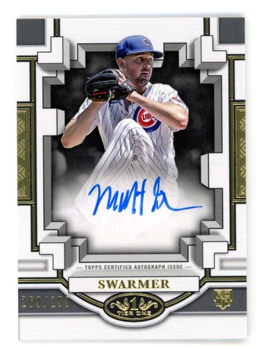 2023 Topps Tier One Matt Swarmer Break Out Auto #89/299 Cubs | eBay