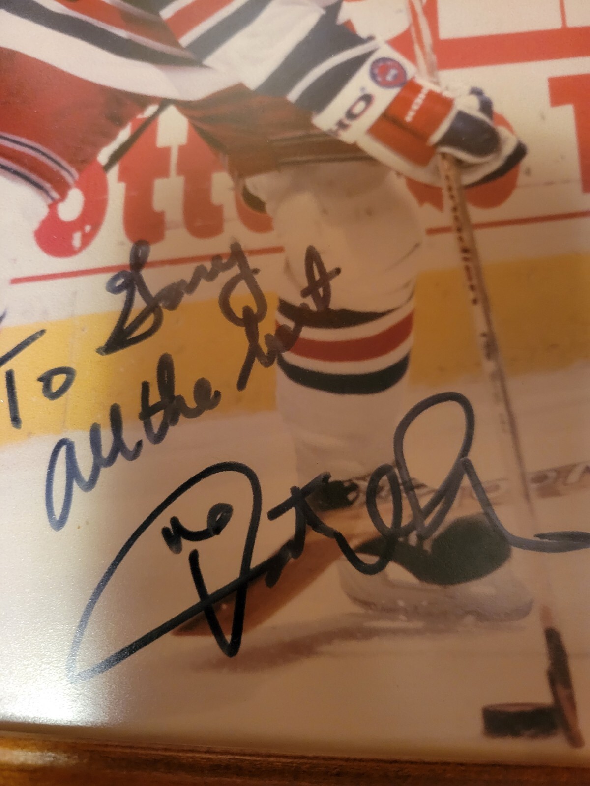 NHL New York Rangers Pat Verbeek Signed and Framed Hockey Photo W ...