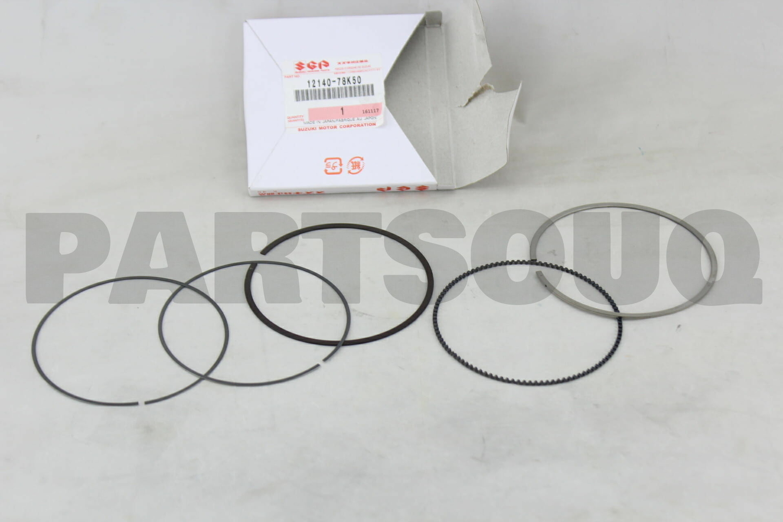 1214078K50 Genuine Suzuki RING SET, PISTON 12140-78K50 | eBay