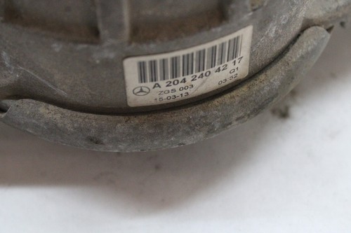 13 MERCEDES C250 FRONT LEFT ENGINE MOTOR MOUNT A 204 240 42 17 OEM 12 ...