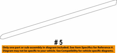 75735-33051-C1 Toyota Moulding, front door outside, lower rh ...