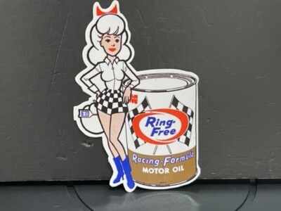 VRHTF NHRA "COOL VITG STYLE RING FREE RACING-FORMULA OIL" 3.5" X 5 ...