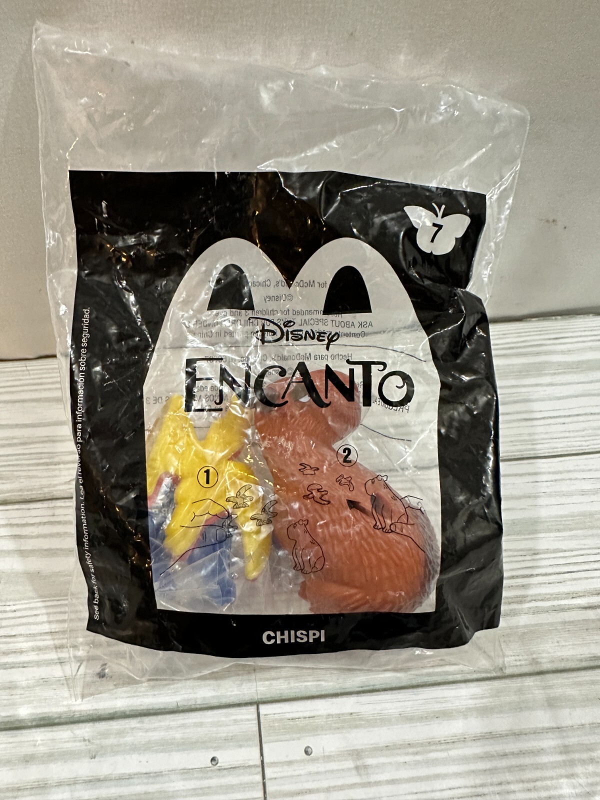 2021 McDonald's Happy Meal Toy #7 Encanto Disney Capybara Figure Chispi ...