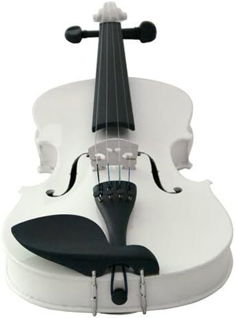 Mendini 16-Inch MA-White Solid Wood Viola W/ Case, Bow, Rosin, Bridge ...