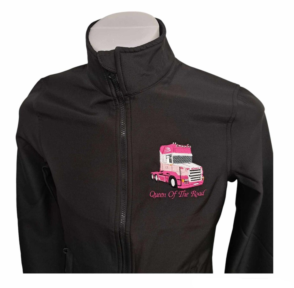 Queen Of The Road Lorry Sweden Jacket V8 Regatta Softshell Pink Truck ...