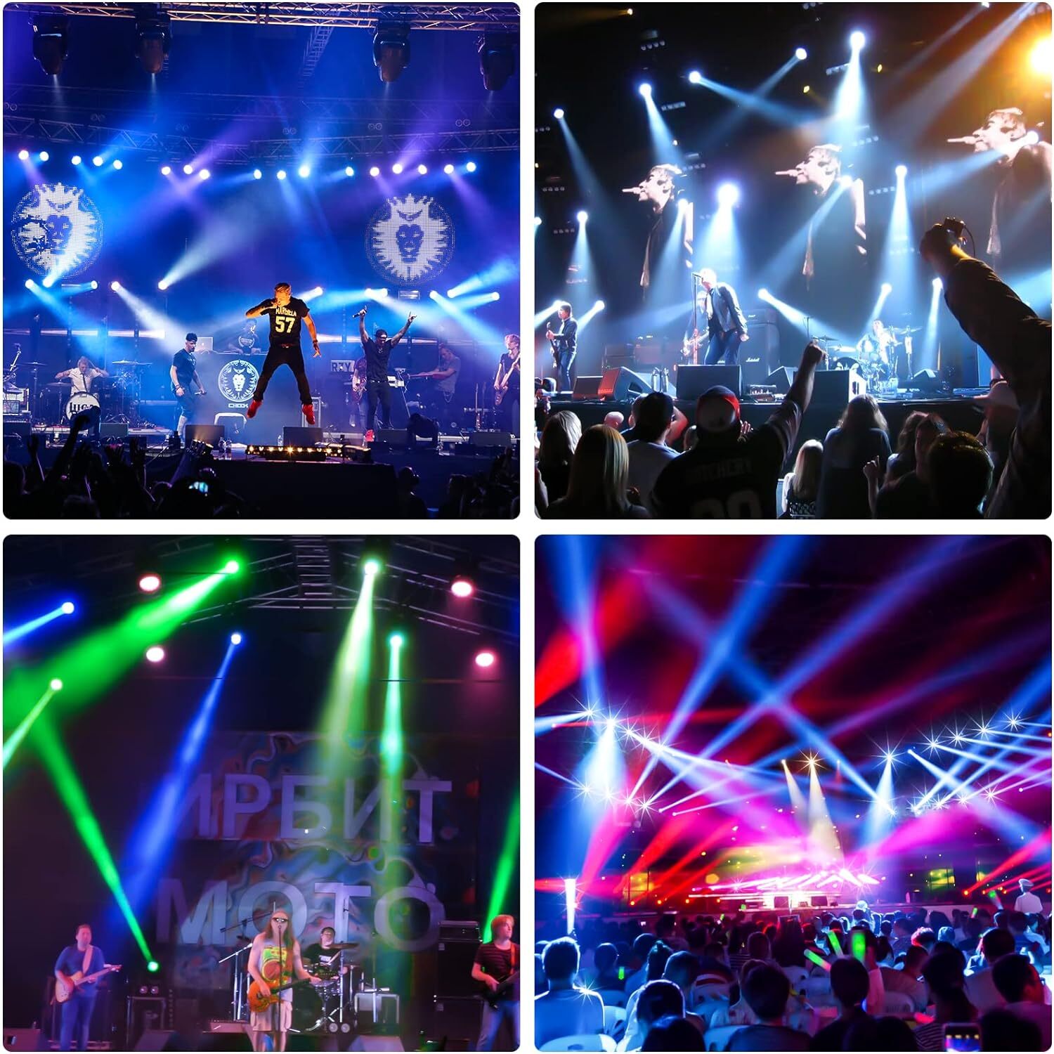 200W 6+18 Prisms Moving Head Light Beam Stage Light DJ Bar Concert ...
