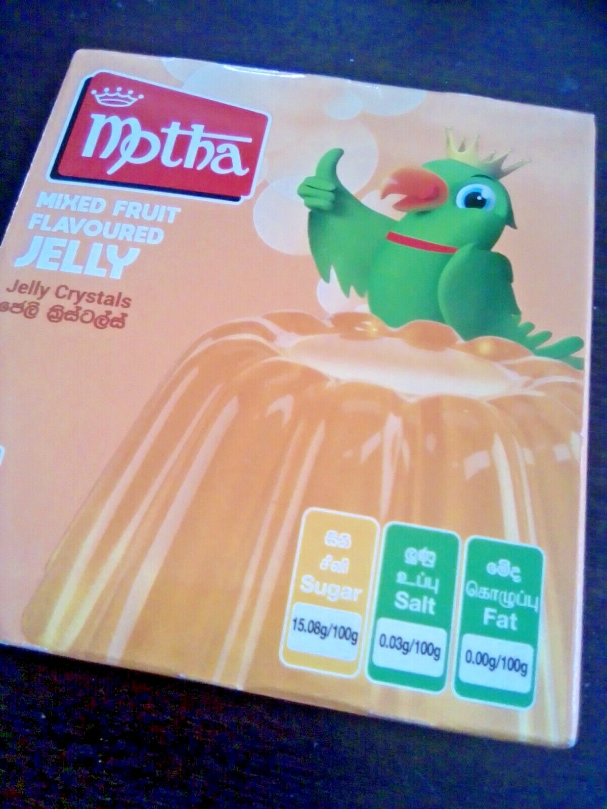 MOTHA Mixed Fruit Flavoured Jelly Crystals Sweets 100g One Packet free ...