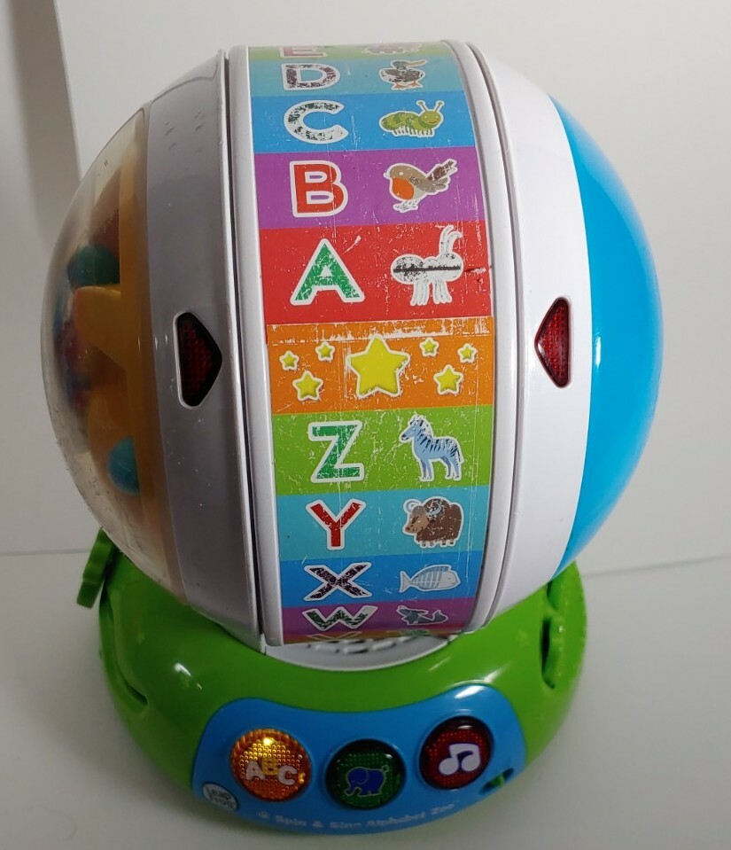 LeapFrog Spin and Sing Alphabet Zoo Discovery Ball ABC Baby Toddler ...
