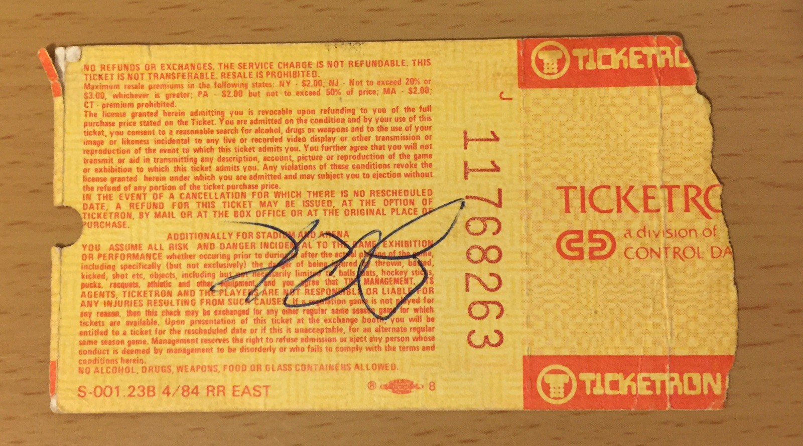 1984 U2 CONCERT TICKET STUB PHILADELPHIA THE UNFORGETTABLE FIRE TOUR ...
