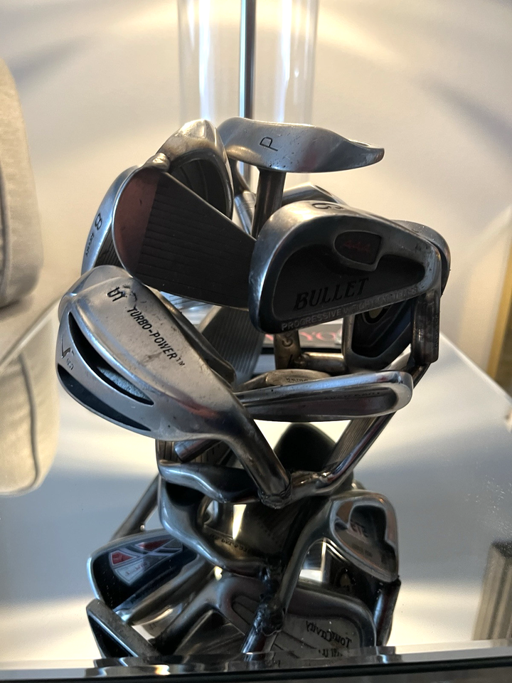 Golf Club Heads Sculpture Ball Putters One of A Kind Must SEE Super ...