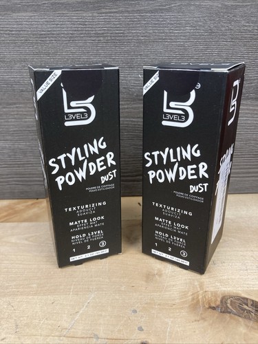 2 Pack L3VEL3 Styling Powder Dust /Texturizing/Matte Look/Hold Level 3 ...
