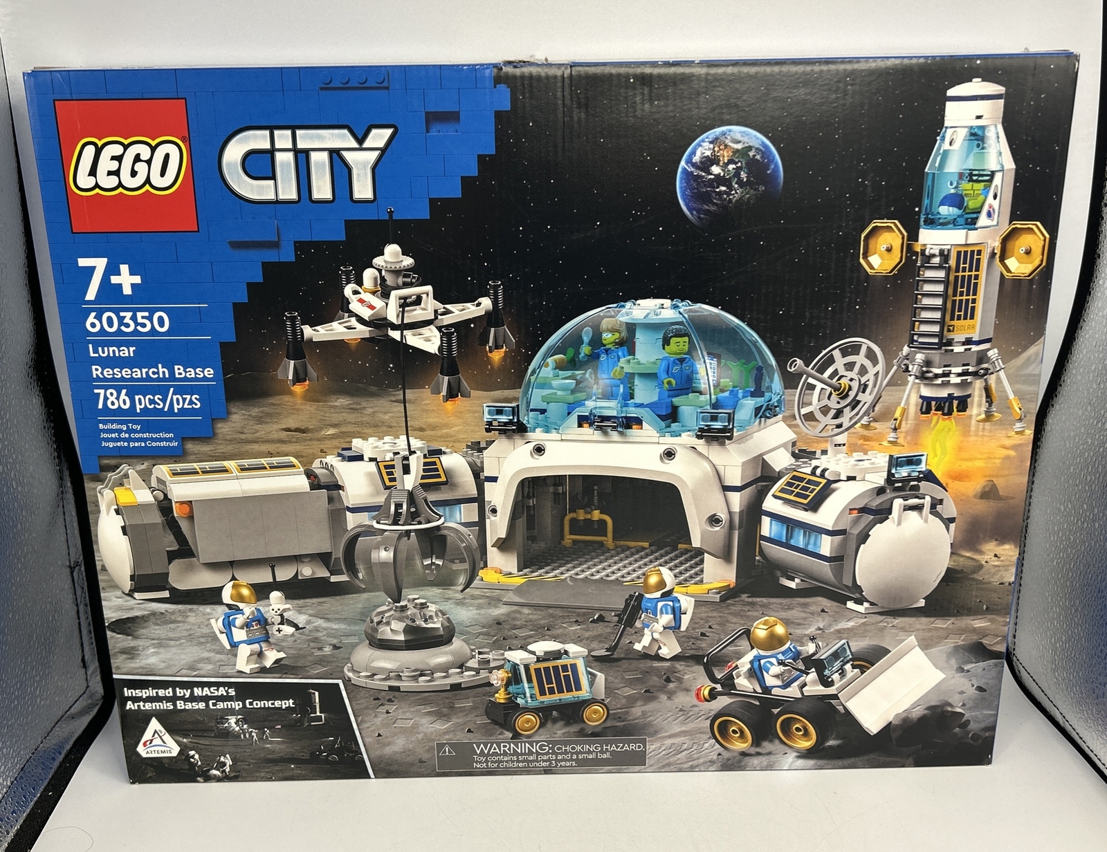 Lego 60350 Lunar Research Base 786pcs Brand New Sealed Box Damaged | eBay