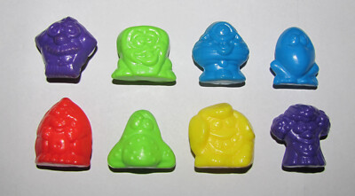 Crazy Bones, Mega Gogos - MEGA BONES, '90s, COMPLETE SET OF 8, Rare ...