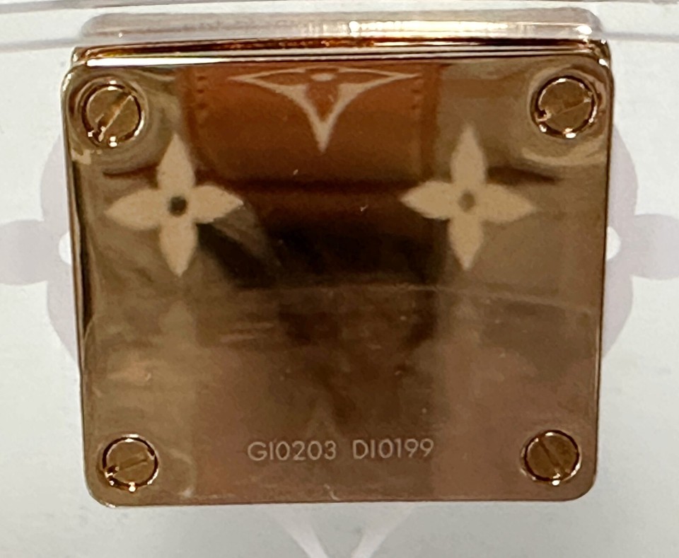 LOUIS VUITTON Scott Box Clear Monogram Print Plexiglass Case GI0203 ...