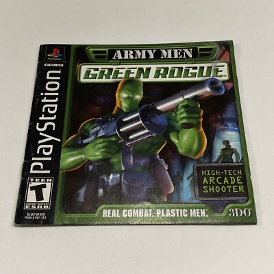 Army Men Green Rogue Sony PlayStation 1 PS1 Instruction Manual Only! | eBay