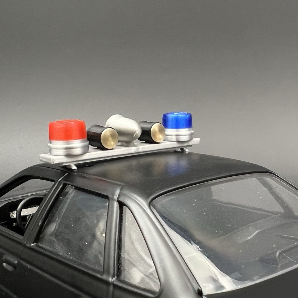 1/24 1/25 Scale Blue Red Mars Skybolt Beacon Lightbar Speaker Police ...