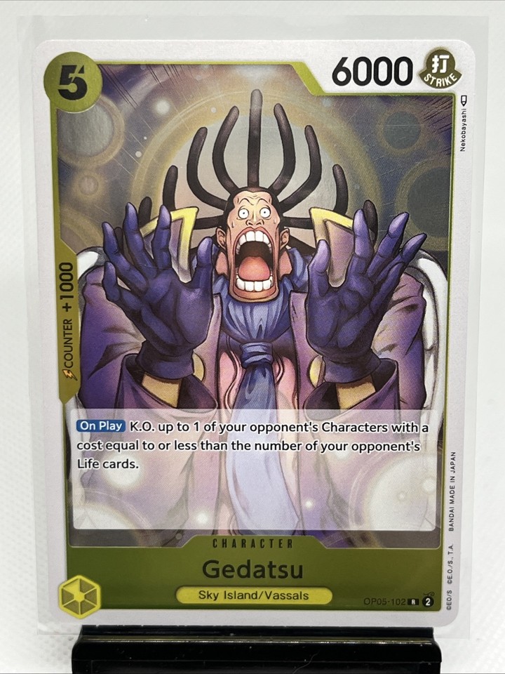 Gedatsu OP05-102 R Rare One Piece TCG Awakening of the New Era English ...