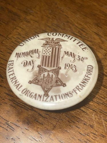 1903 Grand Army Of The Republic GAR Civil War Cane Topper Memorial Day ...