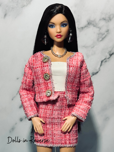 OOAK Custom Reroot Barbie doll, Long Dark Hair, Made to Move, Looks | eBay