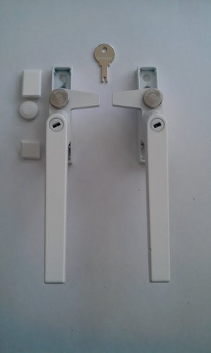 Cotswold Cockspur PV300 Window Handle 13mm and 21mm White or Silver ...