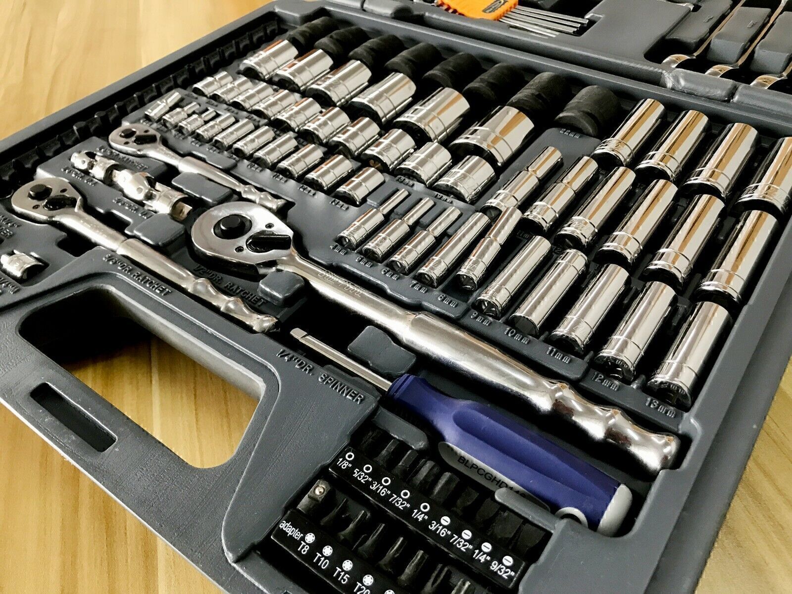 Blue Point Tools 128pc 1/4", 3/8" & 1/2 Drive Socket & Tool Set ...