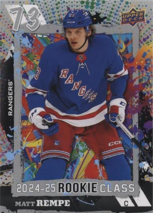 2024-25 Upper Deck Series 1 - Rookie Commemorative Class Matt Rempe #RC ...
