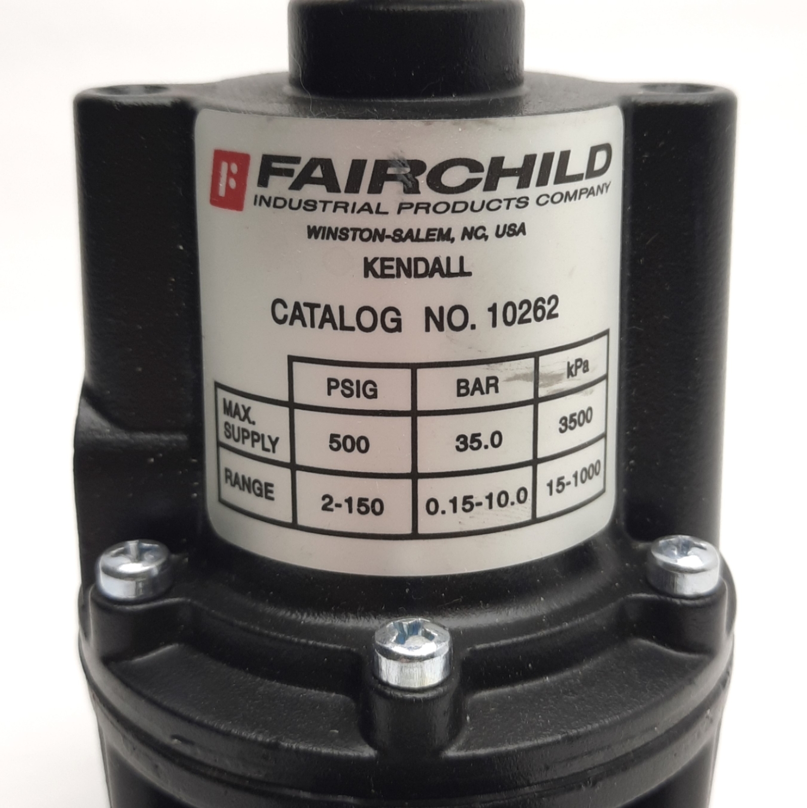 Fairchild 10262 Model 10 Pneumatic High Precision Regulator 1/4 NPT 2 ...