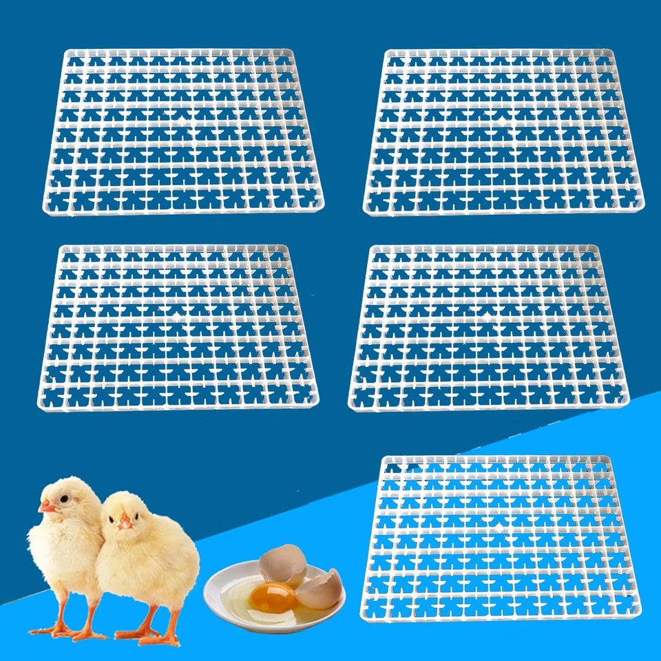5x Egg Hatching Incubator Trays Chicken Duck Eggs Tray for Automatic ...