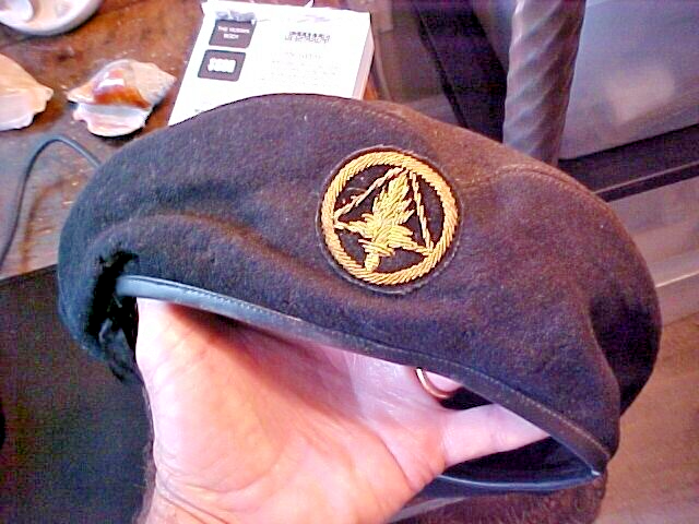 Original ARVN South Vietnam Army Officer Black Beret w/ Bullion ...