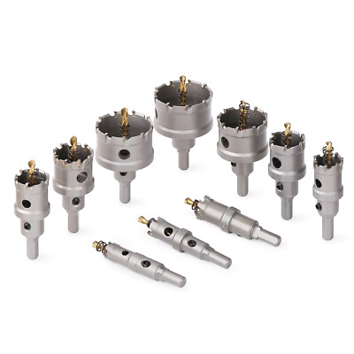 12-270mm TCT Alloy Carbide Tip Hole Saw Metal Drill Bit Stainless Steel ...