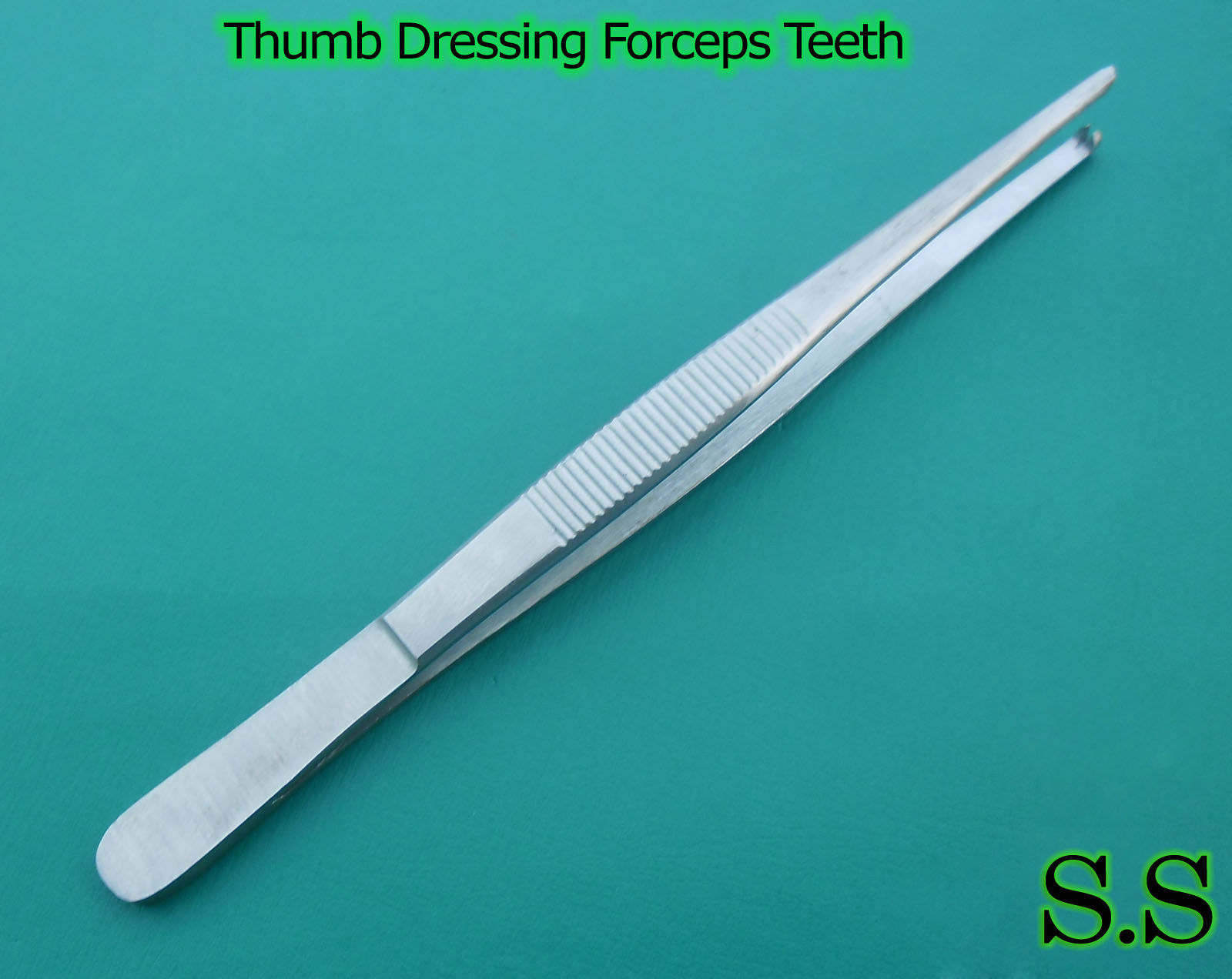 5 RAT TOOTH TISSUE THUMB FORCEPS 6" SURGICAL 1X2TEETH | eBay