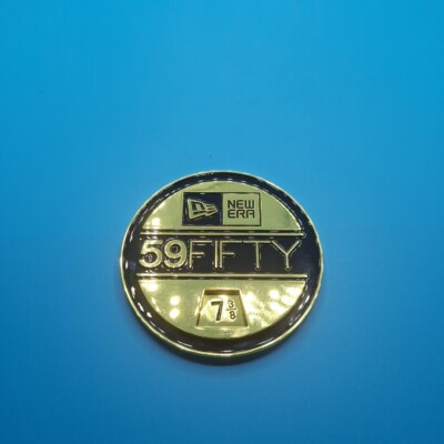 New Era 59FIFTY Visor Sticker Emblem Paperweight Rotating Size Limited ...