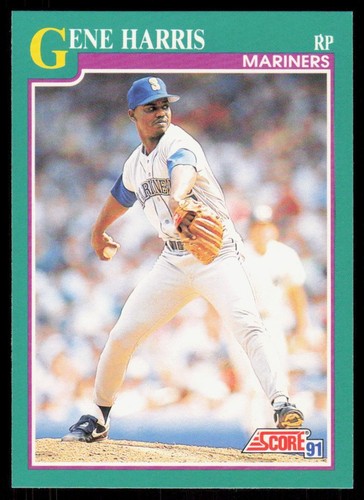 1991 Score 627 Gene Harris Seattle Mariners | eBay