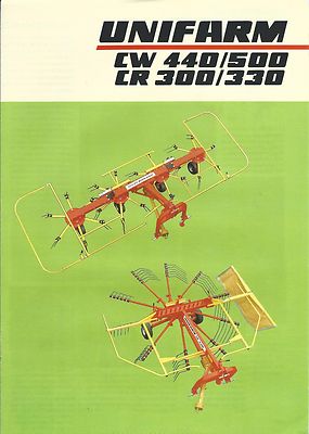 Farm Equipment Brochure - Unifarm - CW 440 et al -Tedder Rake - FRENCH ...