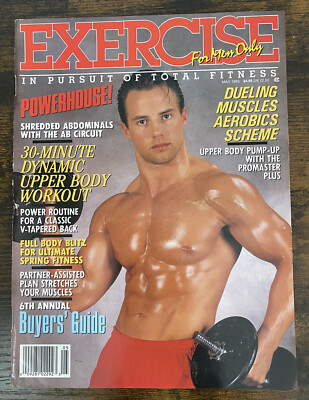 Exercise For Men Only Magazine May 1993 In Pursuit of Total Sexy ...
