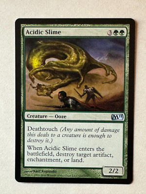 Acidic Slime 161 Magic 2011 MTG NM+ Never Played | eBay