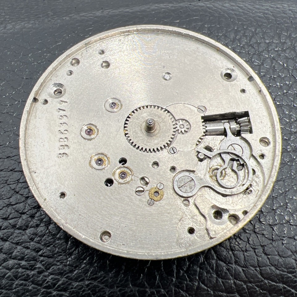 1933 Elgin 12s 17j Grade 345 Model 3 Pocket Watch Movement Parts or ...