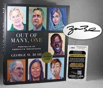 GEORGE W BUSH SIGNED OUT OF MANY, ONE FIRST 1ST EDITION HARDCOVER BOOK ...