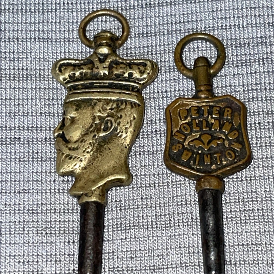 Rare Watch Key With Russian Tsar Nicholas ll or King George V heads ...