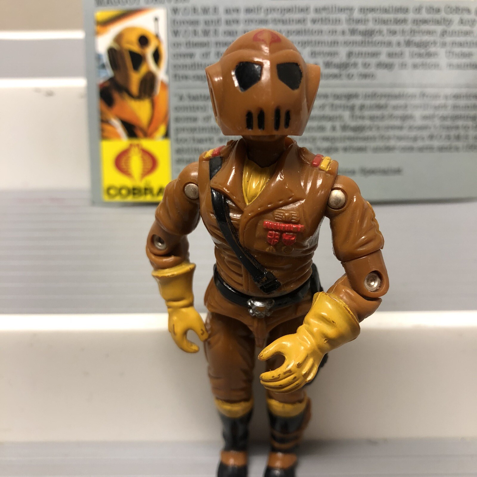 GI Joe / Cobra 1987 WORMS W.O.R.M.S Cobra Maggot driver with helmet And ...