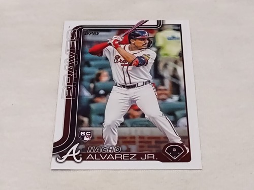 Nacho Alvarez Jr. 2025 Topps Rookie Card #223 Base Set Atlanta Braves ...