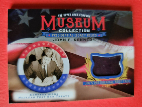 JOHN F KENNEDY JFK PRESIDENTIAL Brief Case RELIC CARD 2019 GOODWIN ...