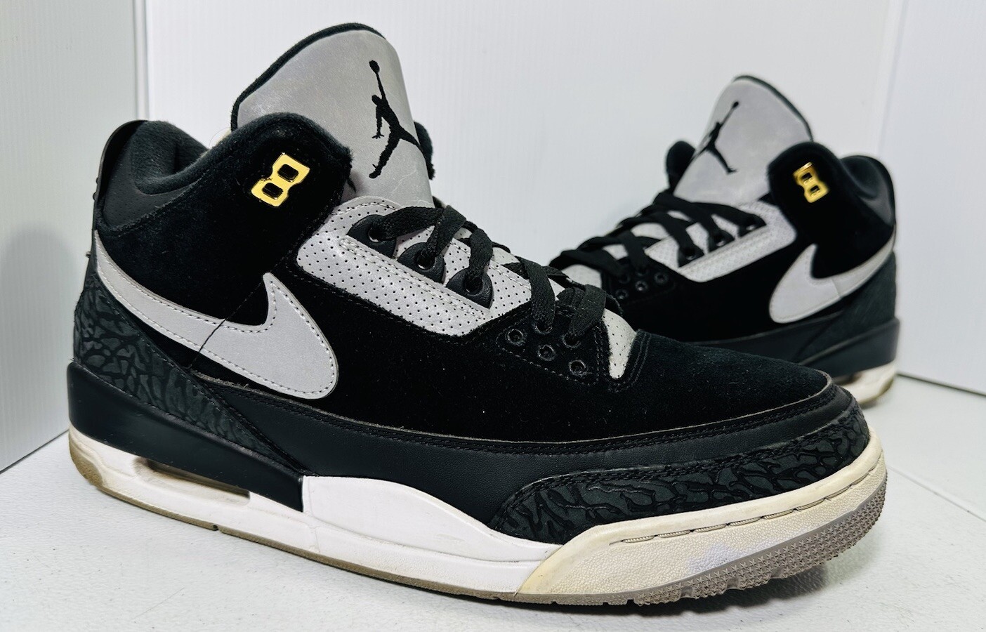 NIKE AIR JORDAN 3 III RETRO TINKER HATFIELD SP BLACK CEMENT CK4348-007 ...