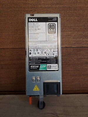 Dell 9338D 495W 80+ Platinum PS E495E-S1 4z Switching Power Supply | eBay