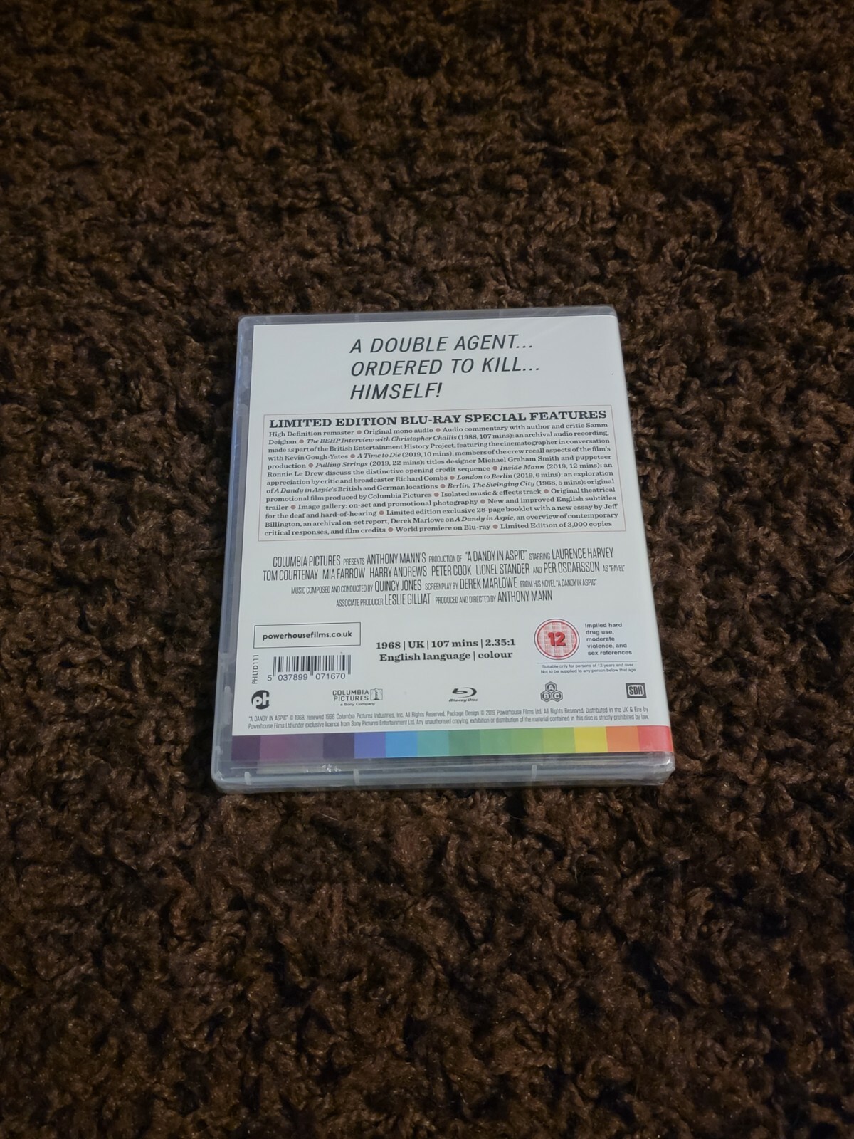 a Dandy in Aspic Blu-ray 1968 British Culf Film Classic Indicator Ltd ...