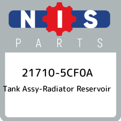 21710-5CF0A Nissan Tank assy-radiator reservoir 217105CF0A, New Genuine ...