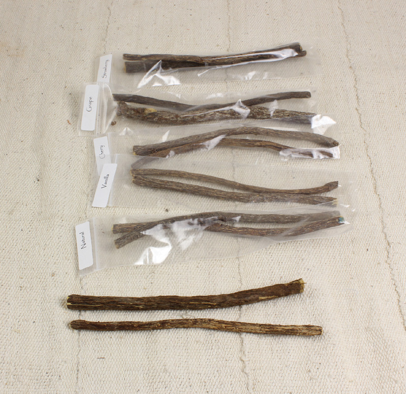 Licorice root, Chew Sticks - Sampler Set (12) Sticks - 2 of each Flavor ...